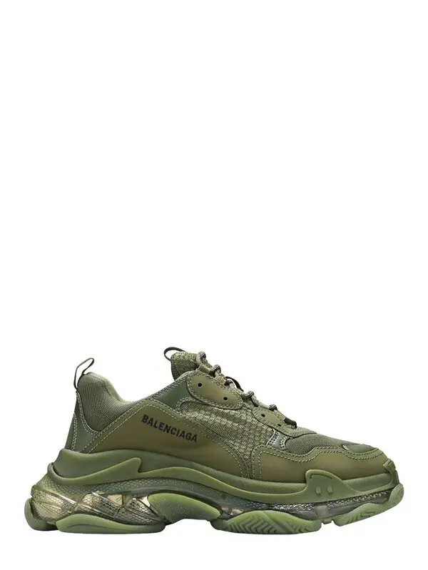 Balenciaga Triple S Sneaker With Clear Sole - Green