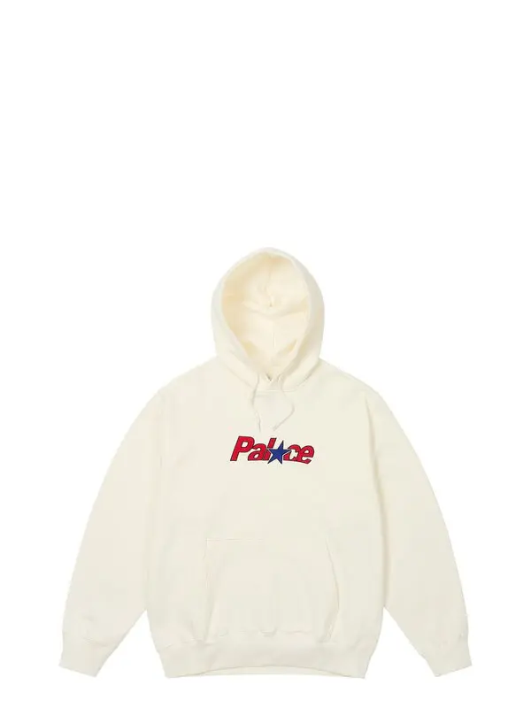 PALACE Star Hood - White