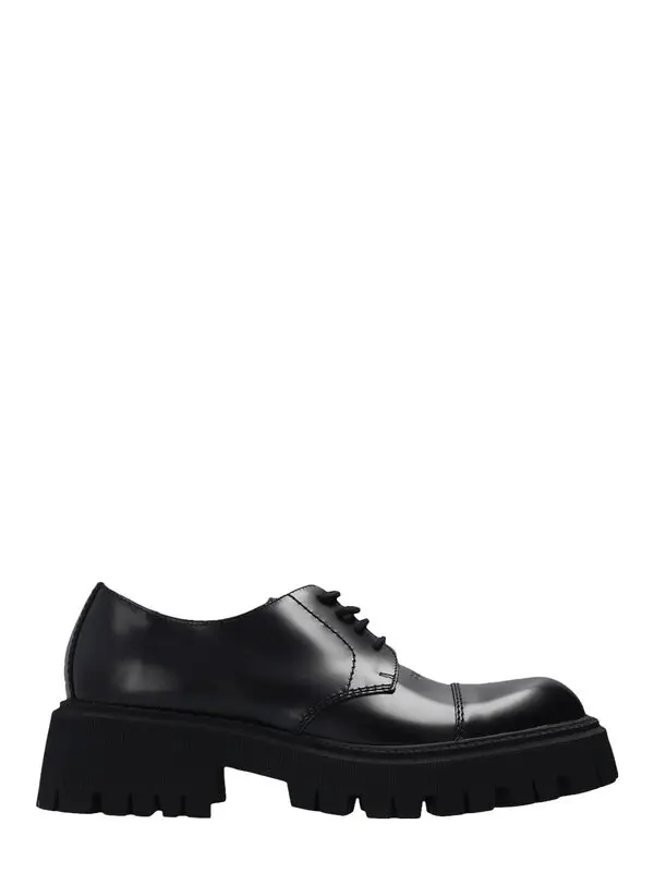 Balenciaga Tractor Lace-up Shoes - Black