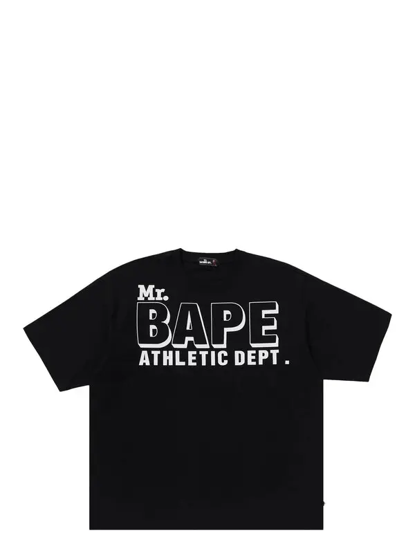 A BATHING APE Logo Tee - Black