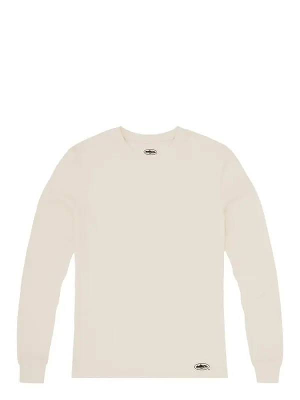 CORTEIZ Guerillaz Thermal Long-sleeve Tee - Cream