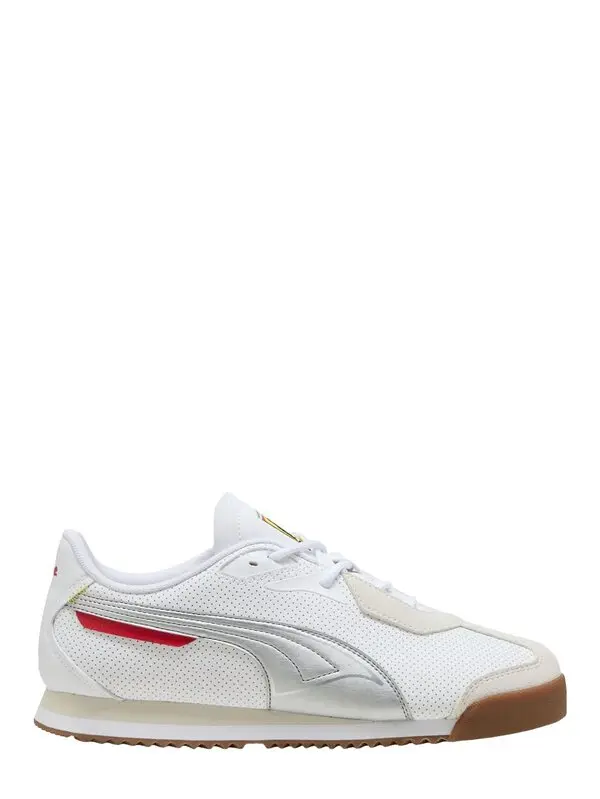 PUMA X Scuderia Ferrari Roma Suede Sneakers - White