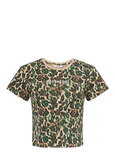 ICECREAM Crystal-logo Soft Serve Baby Tee - Camo