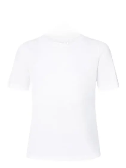 Sweaty Betty Essential Crewneck Cotton-blend T-shirt - White