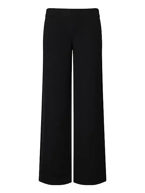 REFORMATION Vida Low-rise Wide Leg Trousers - Pitch Black