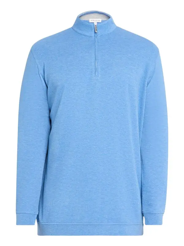 Peter Millar Crown Comfort Quarter-zip Pullover - Evening Tide