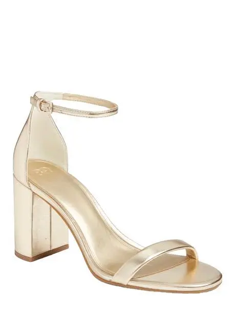 Bp. Livia Ankle Strap Sandal - Gold Light Metallic