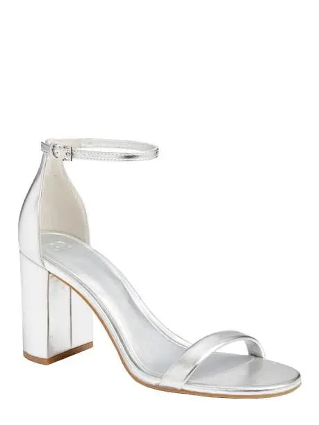 Bp. Livia Ankle Strap Sandal - Silver Metallic