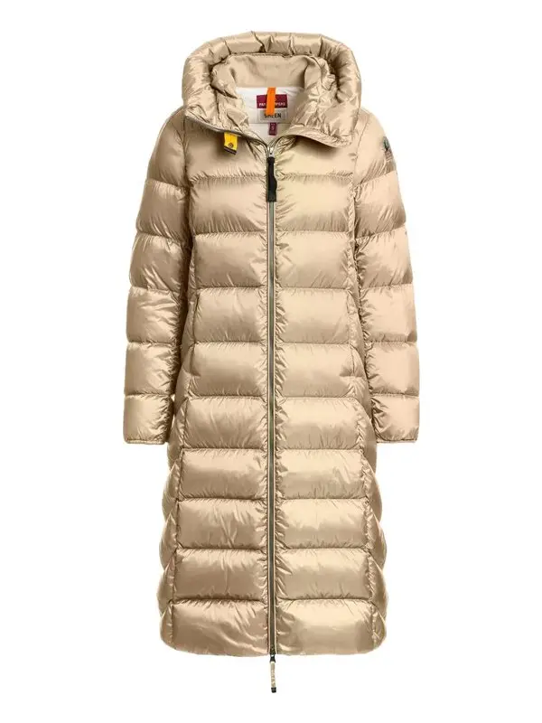 PARAJUMPERS Leah Hooded Quilted Down Coat - Neutrals