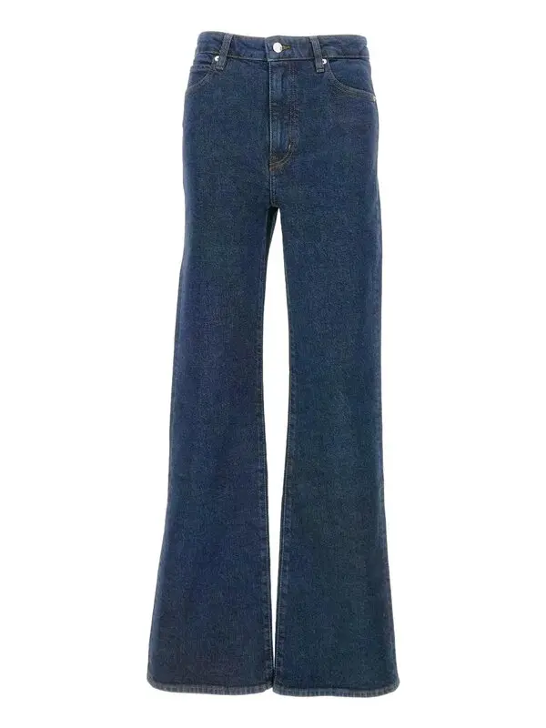 FRAME High-waisted Flared Jeans - Blue