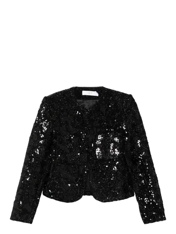 IRO PARIS Sequin Embellished Jacket - Black
