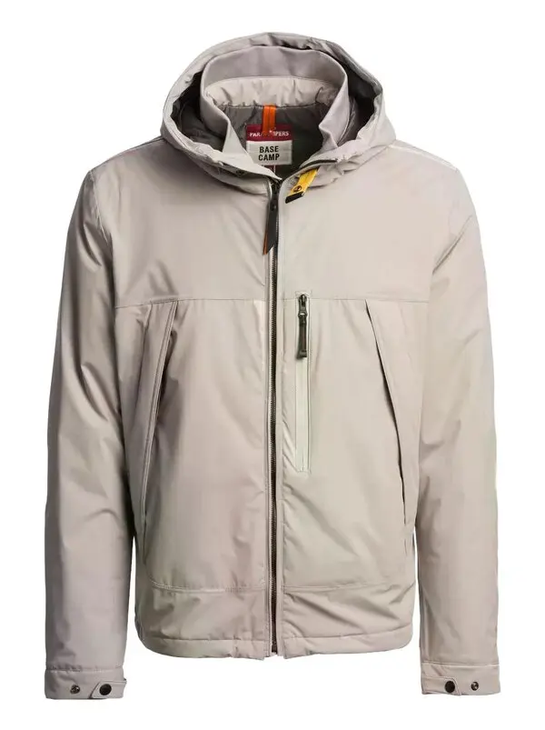 PARAJUMPERS Hooded Zip-front Jacket - Neutrals