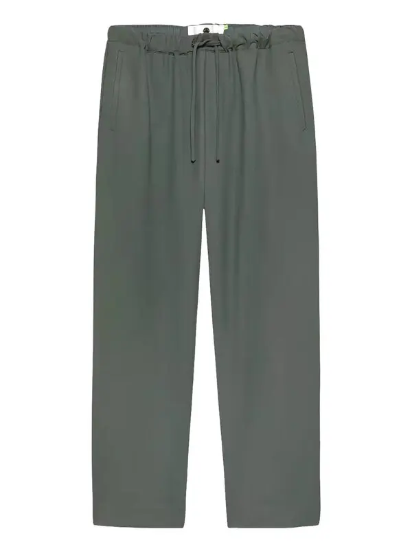 NEW AMSTERDAM Drawstring-waist Trousers - Green