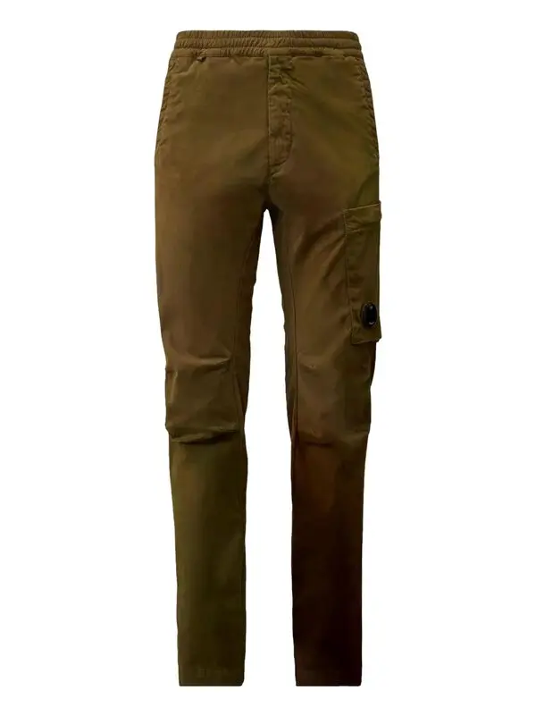 C.P. COMPANY Logo-patch Cargo Trousers - Green