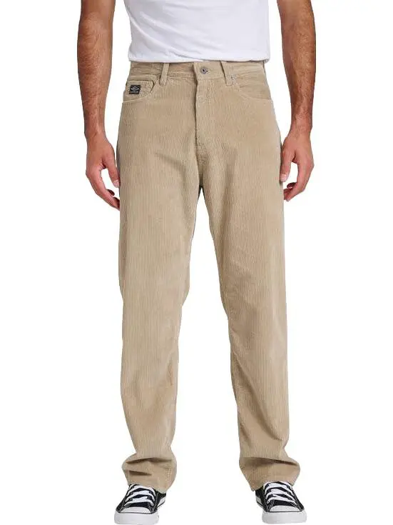 Quiksilver Landers Regular Fit Corduroy Pants - Twill