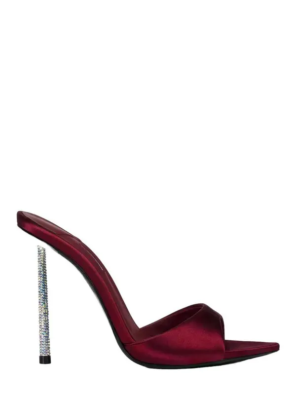 LE SILLA 120mm Bella Mule Sandals - Red