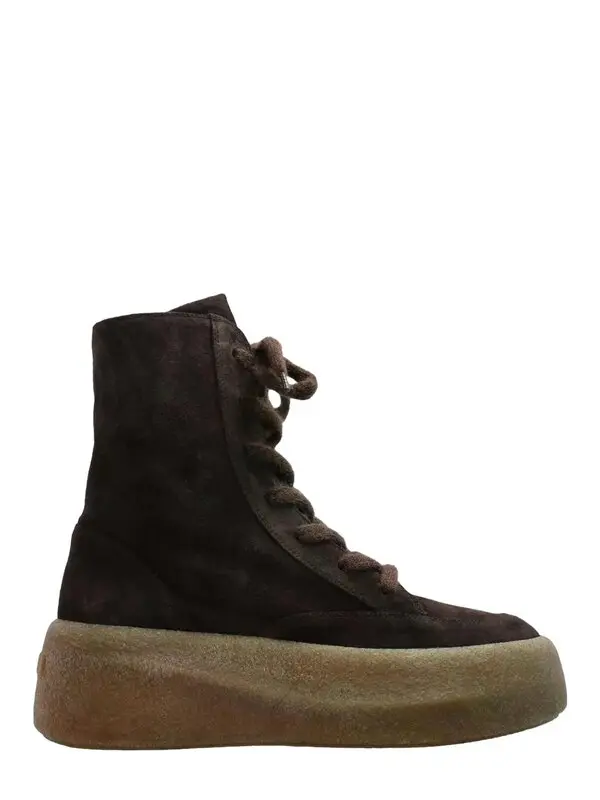 VIC MATIE Lace-up Platform Sneakers - Brown