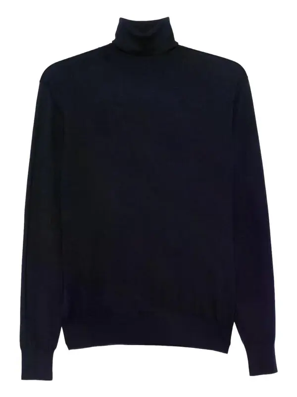 Saint Laurent Turtleneck Sweater - Blue