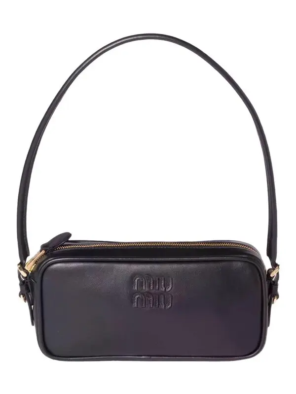 Miu Miu Leather Mini Bag - Black