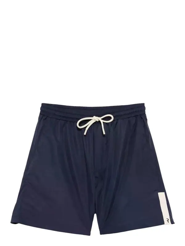 RHUN Drawstring Swim Shorts - Blue