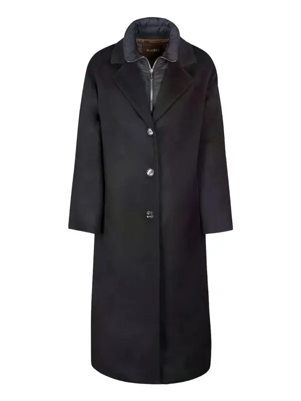 MOORER Button-down Coat - Black