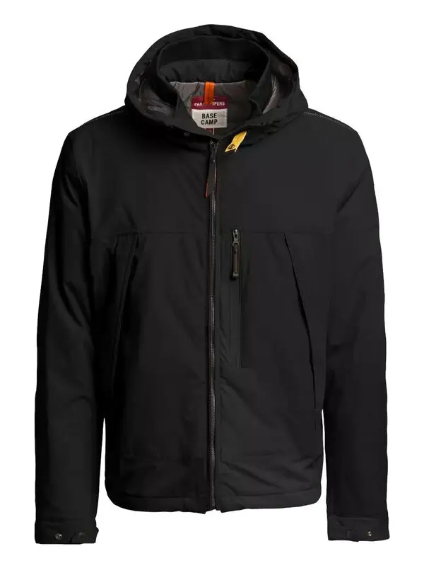 PARAJUMPERS Hooded Zip-fastening Jacket - Black