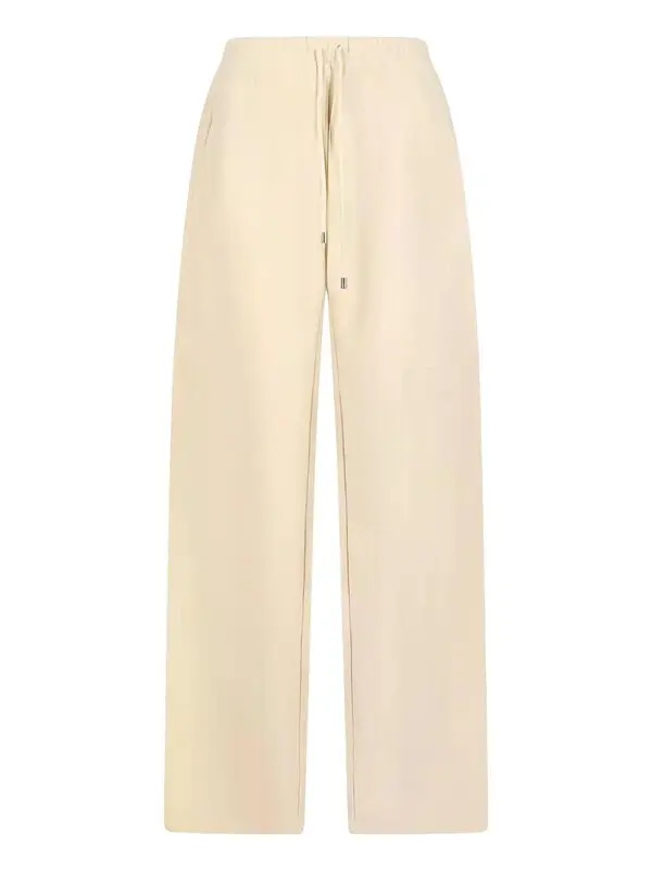 Sportmax Drawstring Wide-leg Trousers - Neutrals