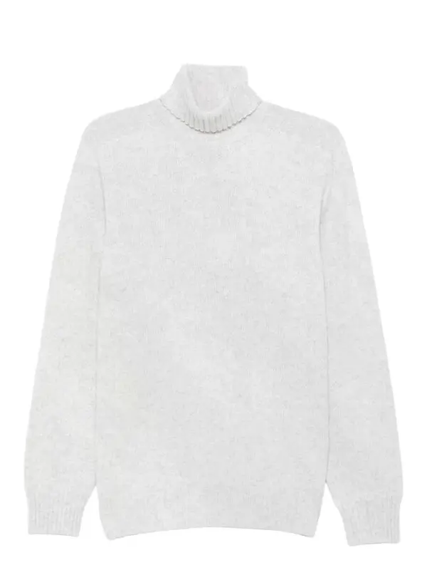 Altea Turtleneck Wool Sweater - Grey