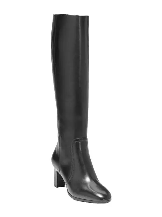 Cole Haan Knee-high Boots - Black Leather