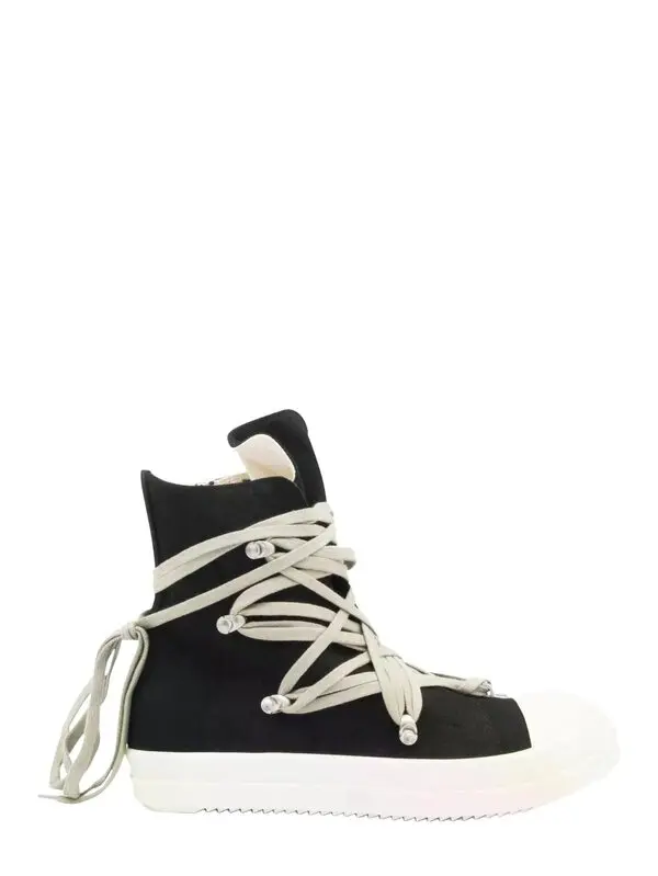 Rick Owens Lace-up Hi-top Sneakers - Black
