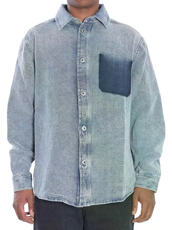Loewe Long-sleeve Denim Shirt - Blue