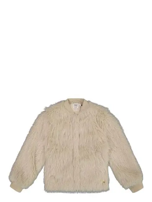 DEUX PAR DEUX Faux Fur Short Coat - Beige