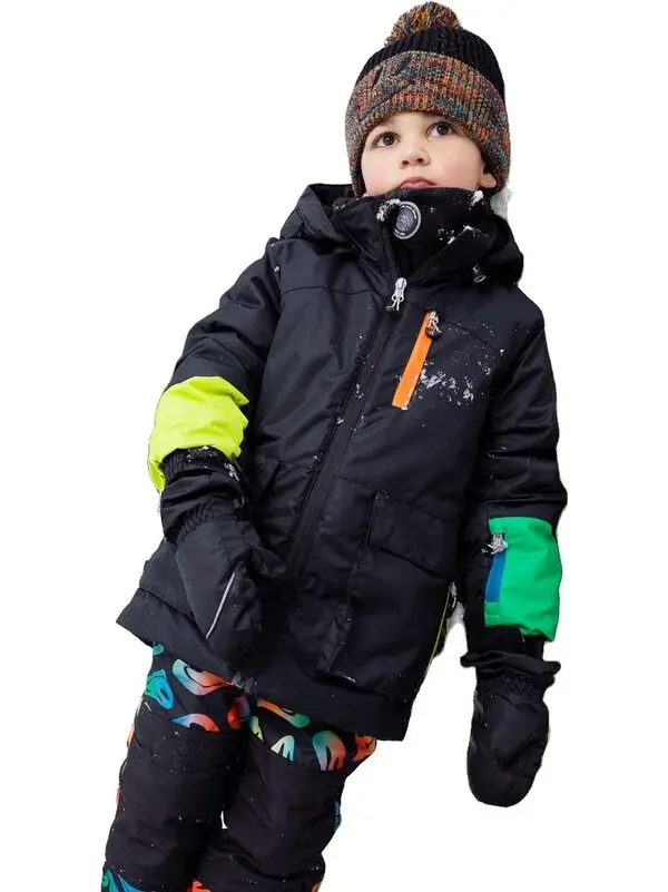 DEUX PAR DEUX Two-piece Play Snowsuit Smiley Face - Smiley Face Boy
