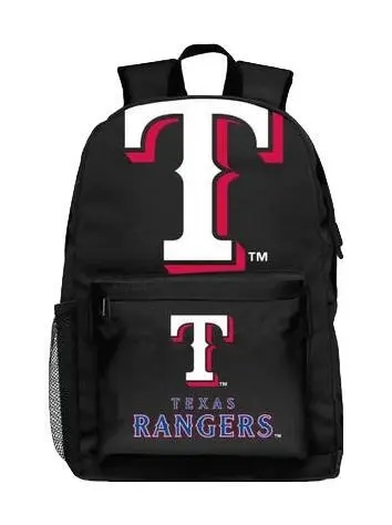 MOJO Texas Rangers Large Logo Fan Backpack - Black