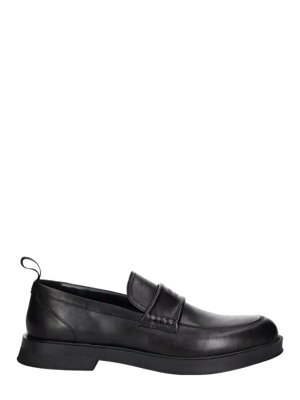 Hugo Leather Loafers - Black