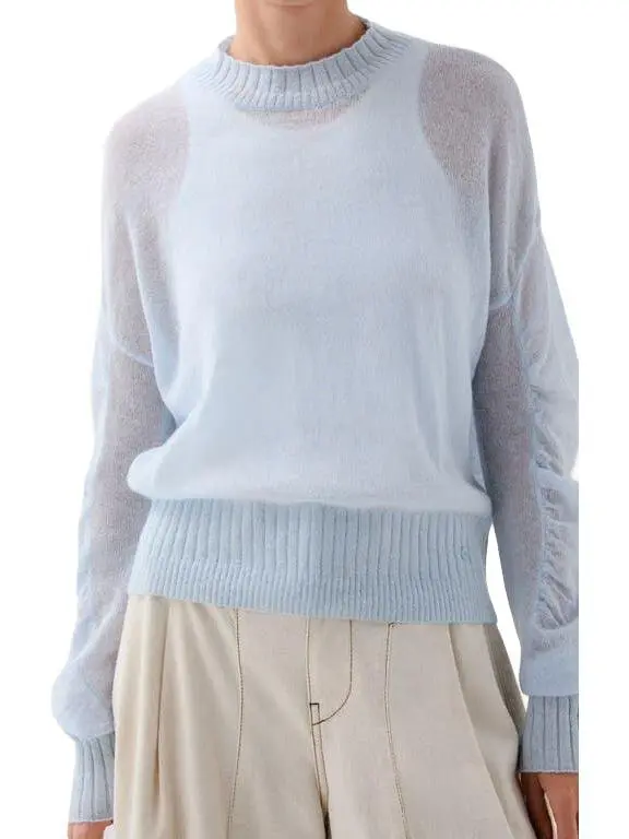 SCALPERS Alpaca Blend Jumper - Lightblue
