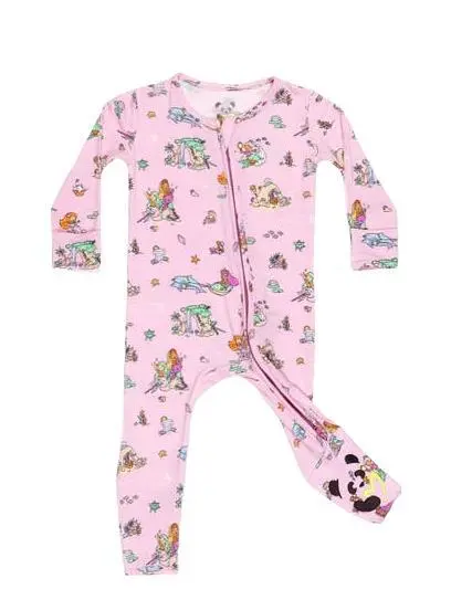 BELLABU BEAR Baby Convertible Footie - Mermaid Lagoon