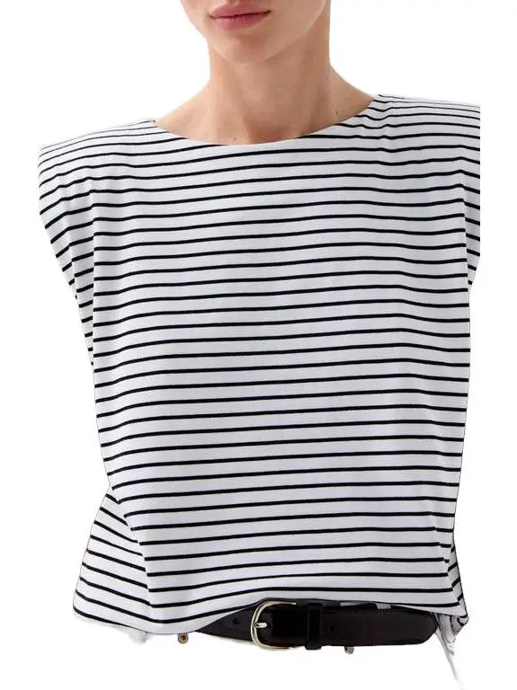 SCALPERS Big Arm Tee - Navystripes