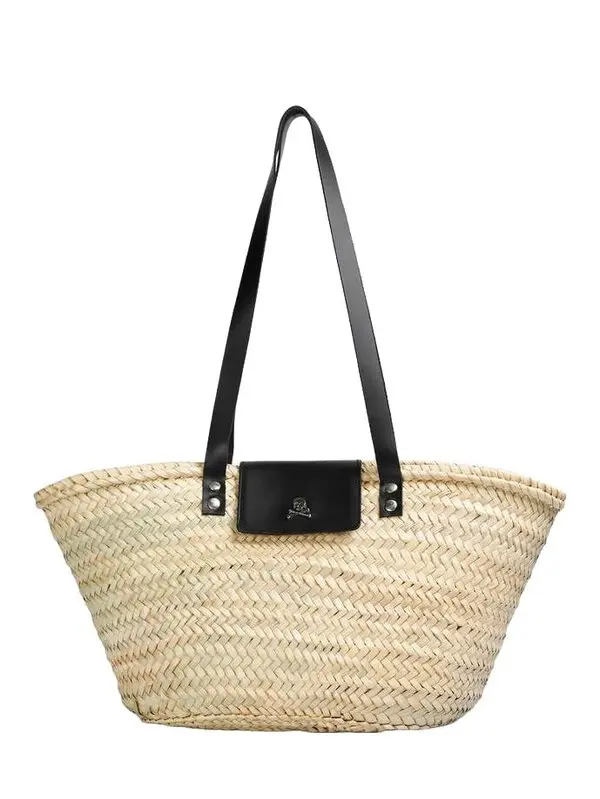 SCALPERS Midi Lola Basket Bag - Black