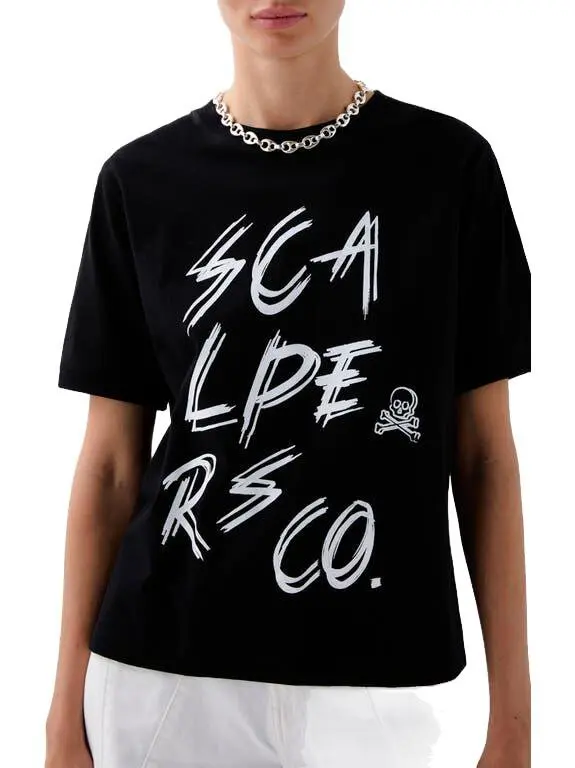 SCALPERS Name Sign Tee - Black