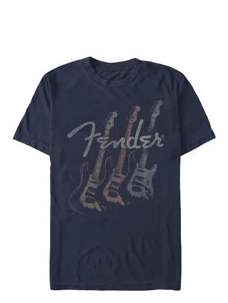 FENDER Triple Fret Logo Graphic T-shirt - Navy Blue