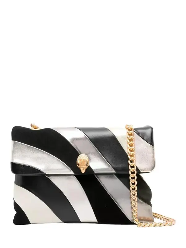 Kurt Geiger Striped Crossbody Bag - Black