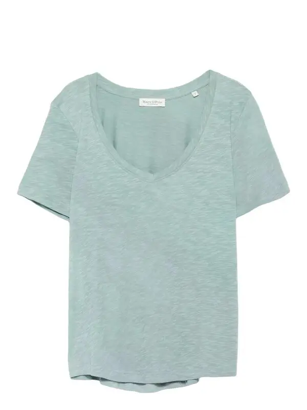 Marc O'polo Slub-texture T-shirt - Green