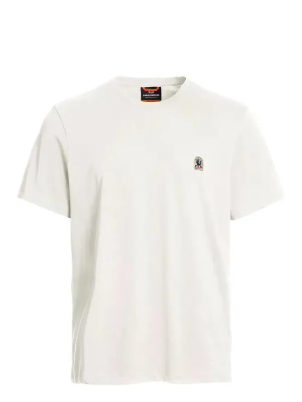 PARAJUMPERS Small-logo Crew-neck T-shirt - White