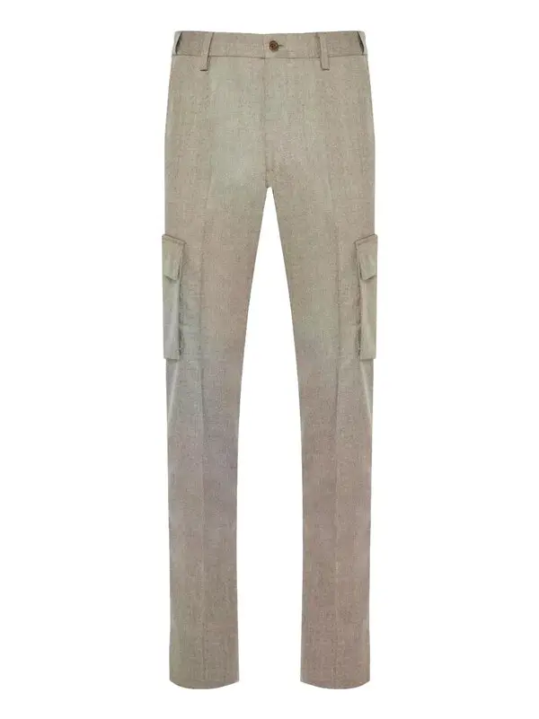 Corneliani Cargo Straight-leg Trousers - Neutrals