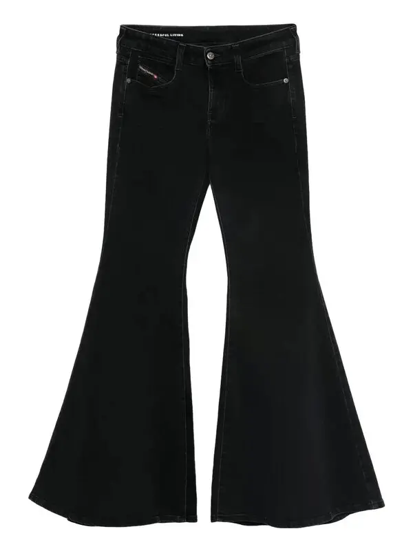 DIESEL® Flared Jeans - Black
