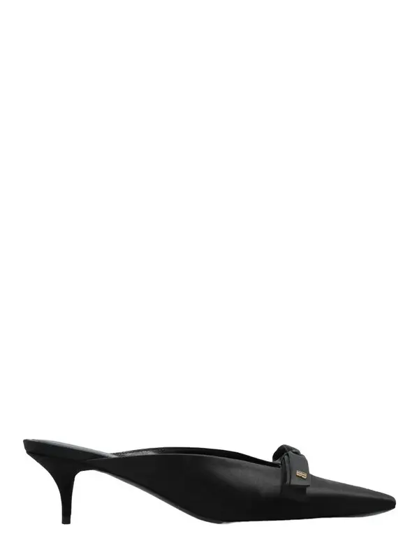 Balenciaga Bow-detail Pointed-toe Mules - Black