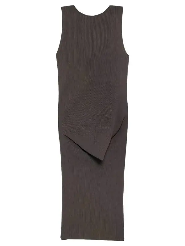 Rick Owens Sleeveless Midi Dress - Grey