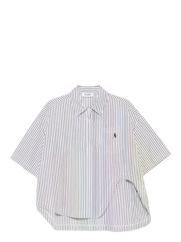 Attico Striped Shirt - White