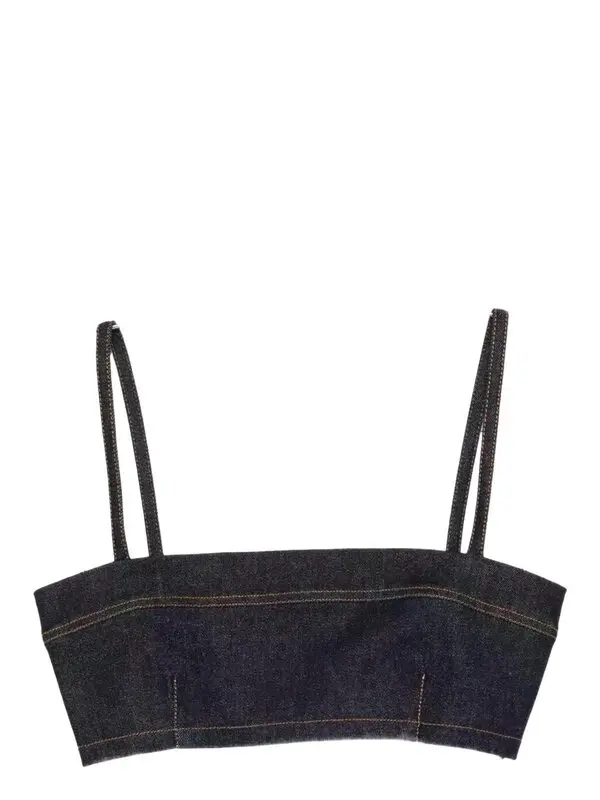Jacquemus Denim Bandeau Top - Blue